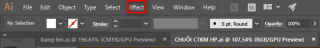 Tìm hiểu về Menu Effect trong Illustrator (Menu hiệu ứng) | NTBlog