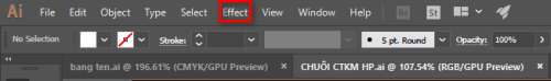 Tìm hiểu về Menu Effect trong Illustrator (Menu hiệu ứng) | NTBlog